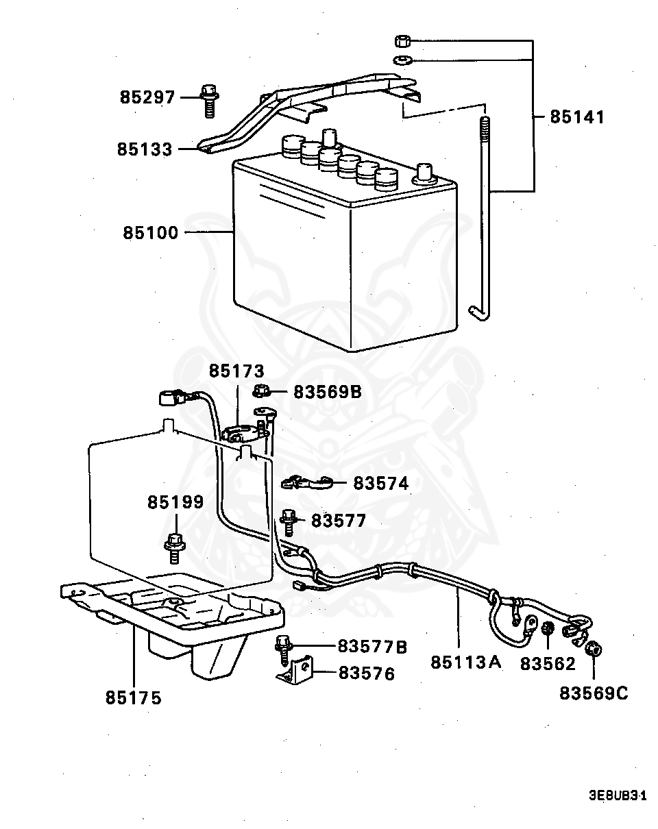 MS240146 - Mitsubishi - Bolt, Eng Air Intake Line - Nengun Performance
