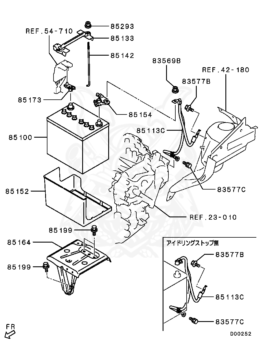 MF911333 - Mitsubishi - Bolt, Fr Axle Crossmember - Nengun Performance