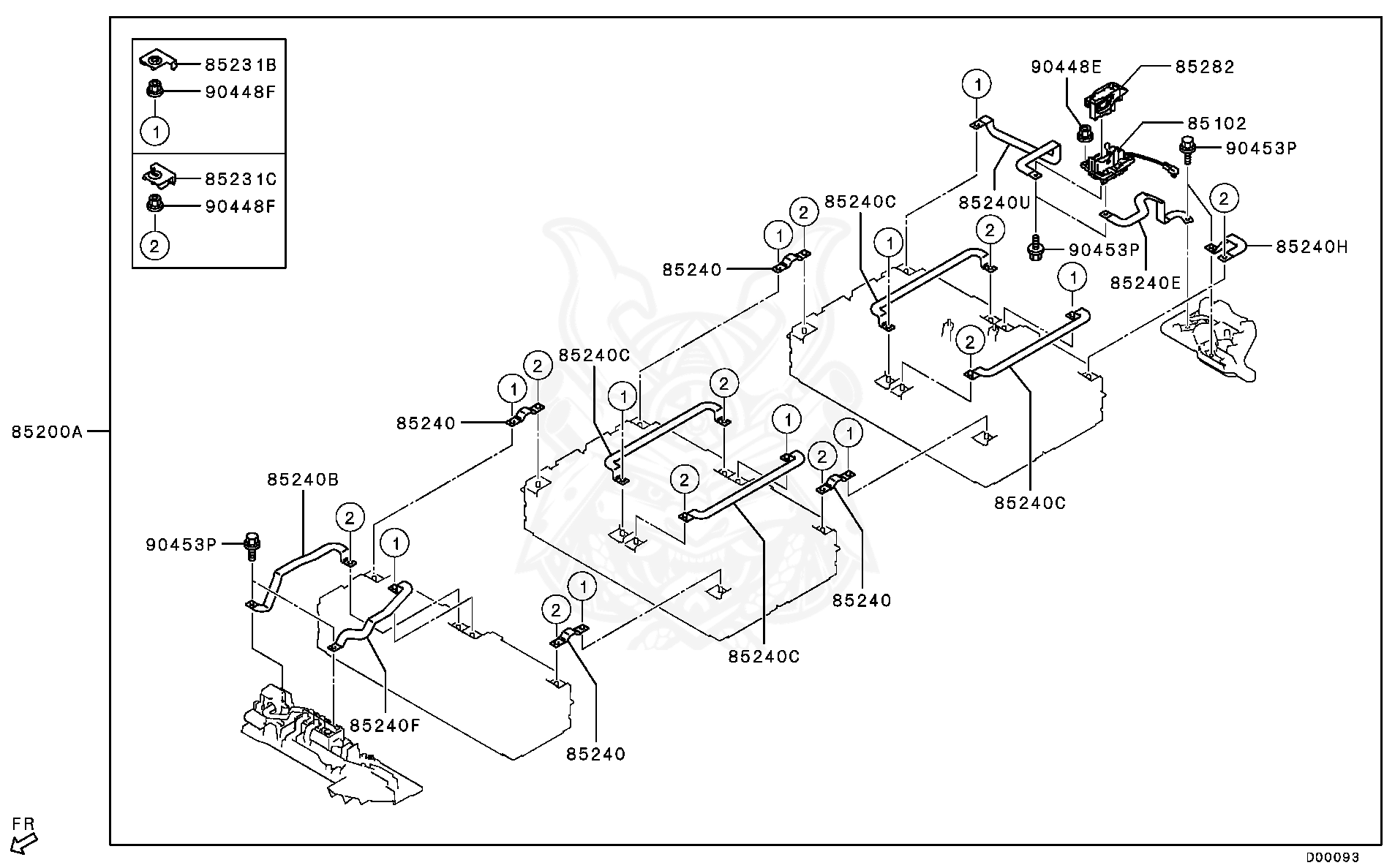 MF911142 - Mitsubishi - Bolt, T / C - Nengun Performance