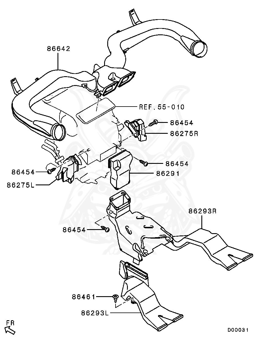 MF453031 - Mitsubishi - Screw, Rr Bumper - Nengun Performance