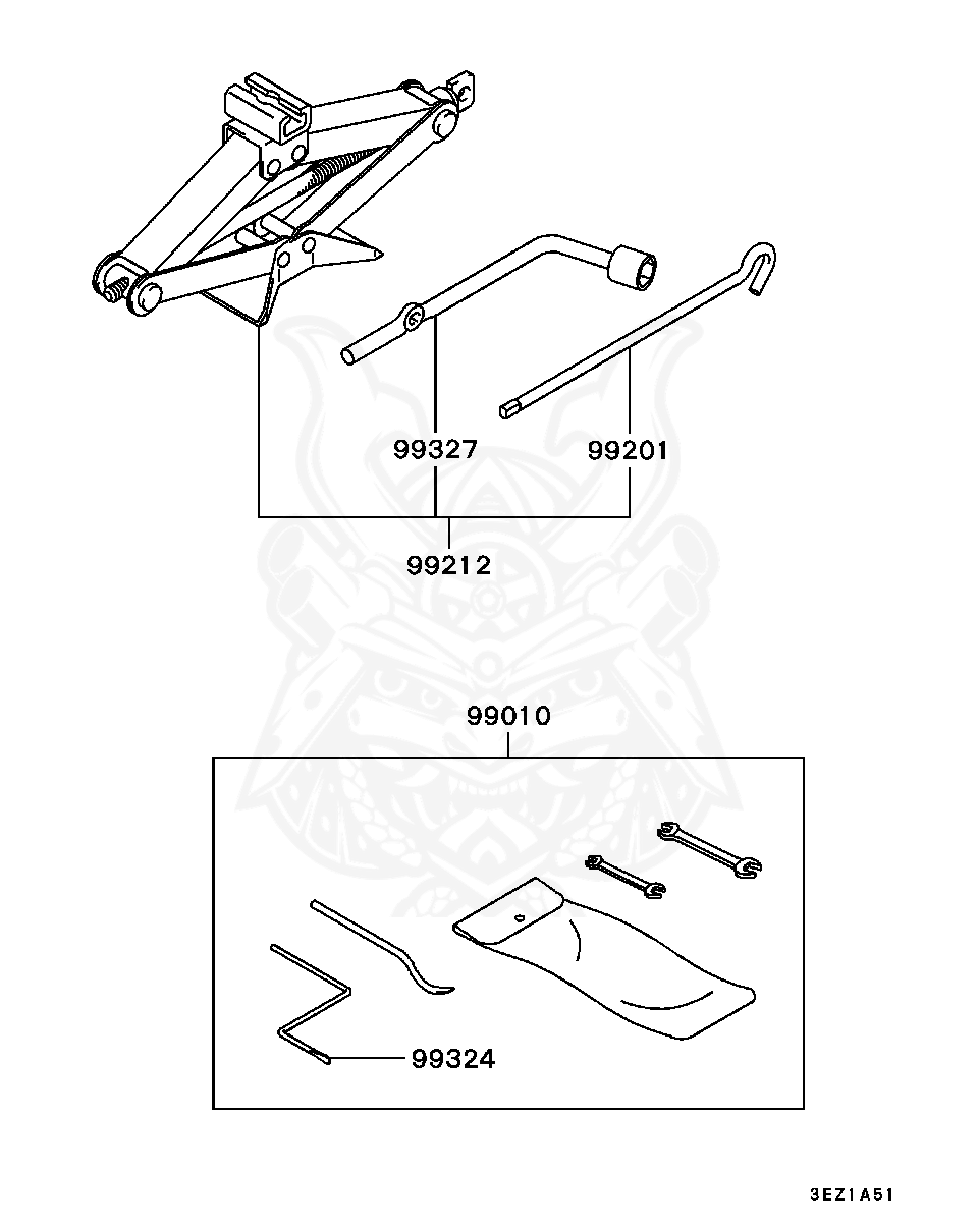MB621147 - Mitsubishi - Wrench, Wheel Nut Socket - Nengun Performance
