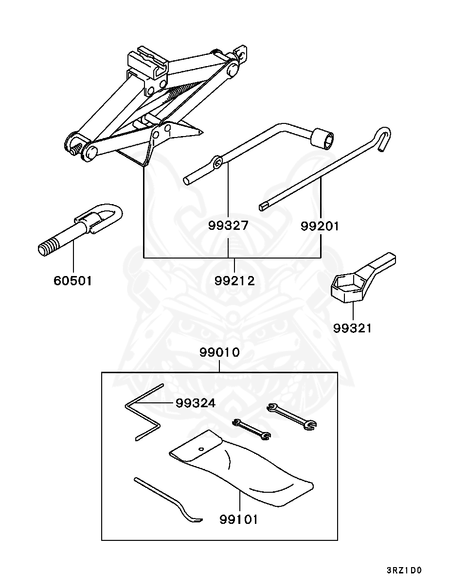MB621147 - Mitsubishi - Wrench, Wheel Nut Socket - Nengun Performance