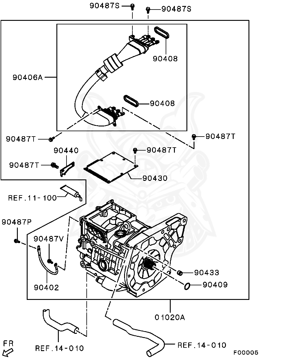 MF915000 - Mitsubishi - Bolt, Battery Wiring - Nengun Performance