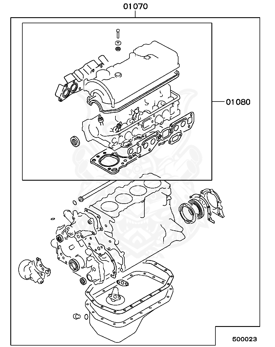 MD997046 - Mitsubishi - Gasket Kit, Eng Overhaul - Nengun Performance