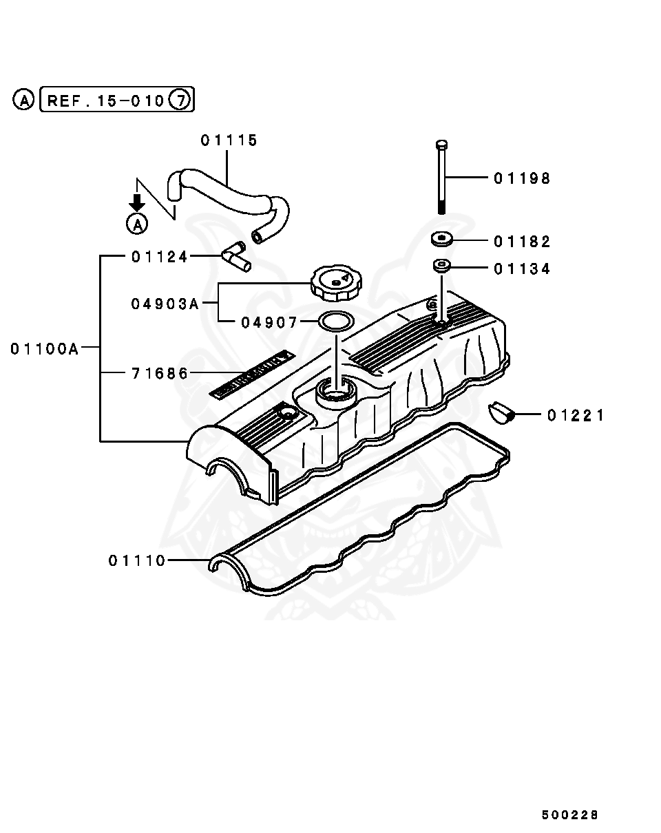 MD008784 - Mitsubishi - Eng Oil Filler Cap - Nengun Performance