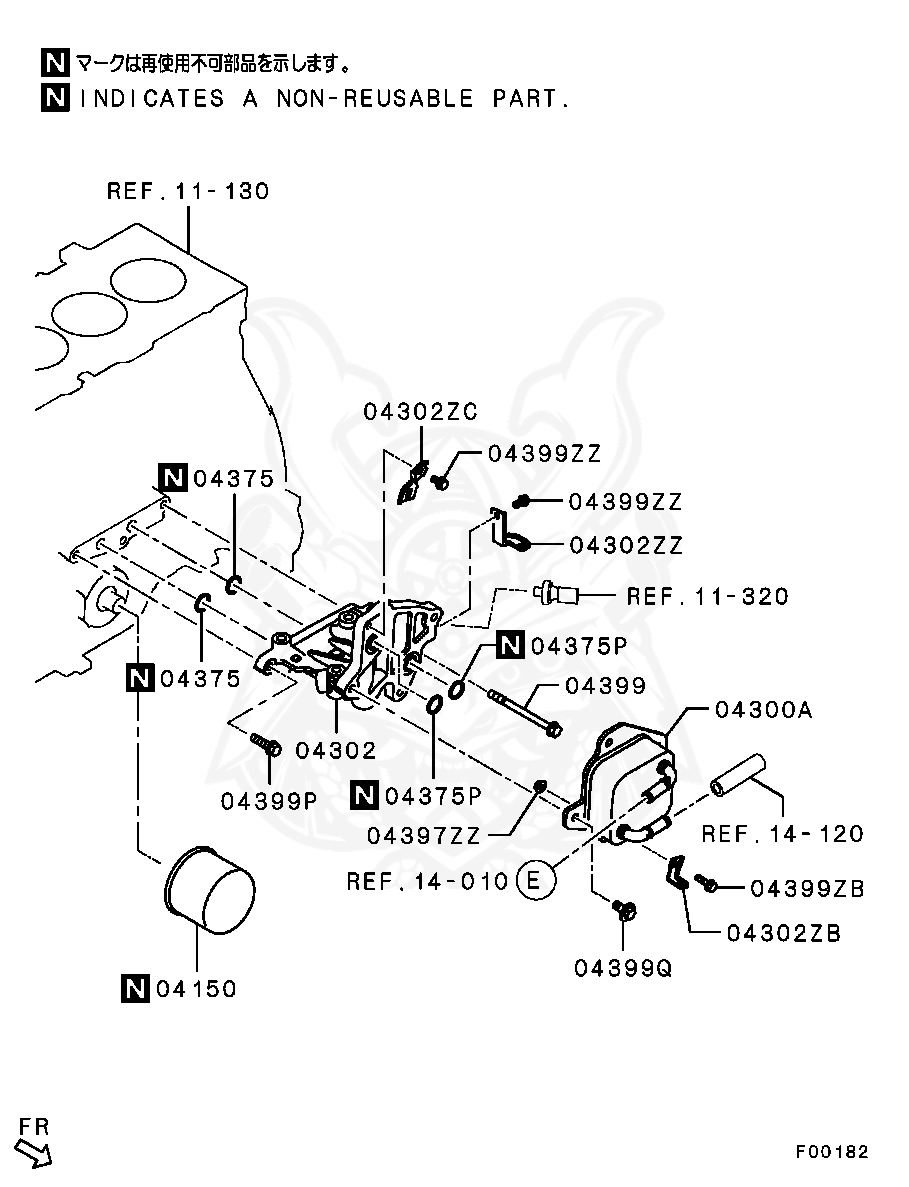MF911142 - Mitsubishi - Bolt, T / C - Nengun Performance