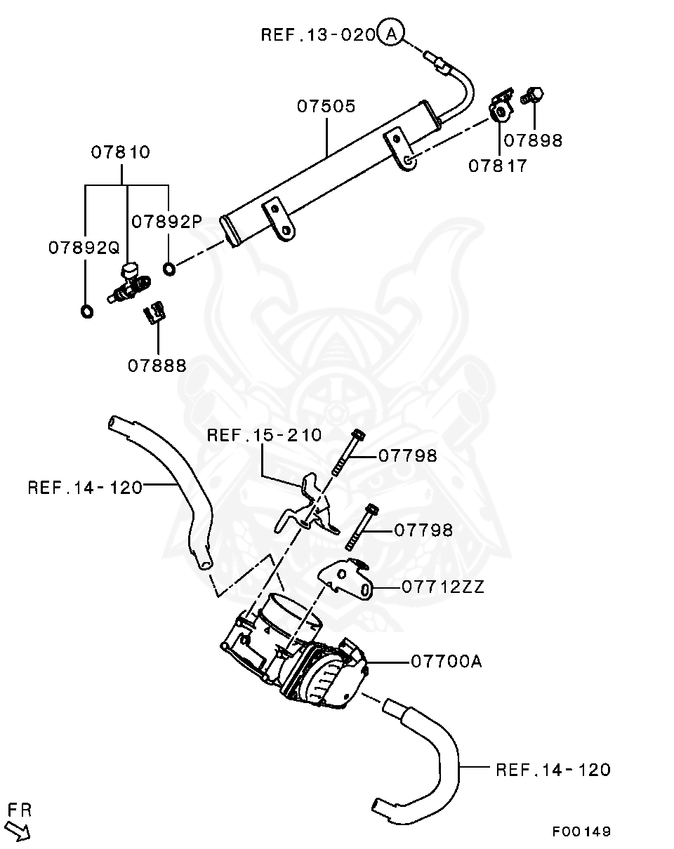 MF911336 - Mitsubishi - Bolt, T / C - Nengun Performance