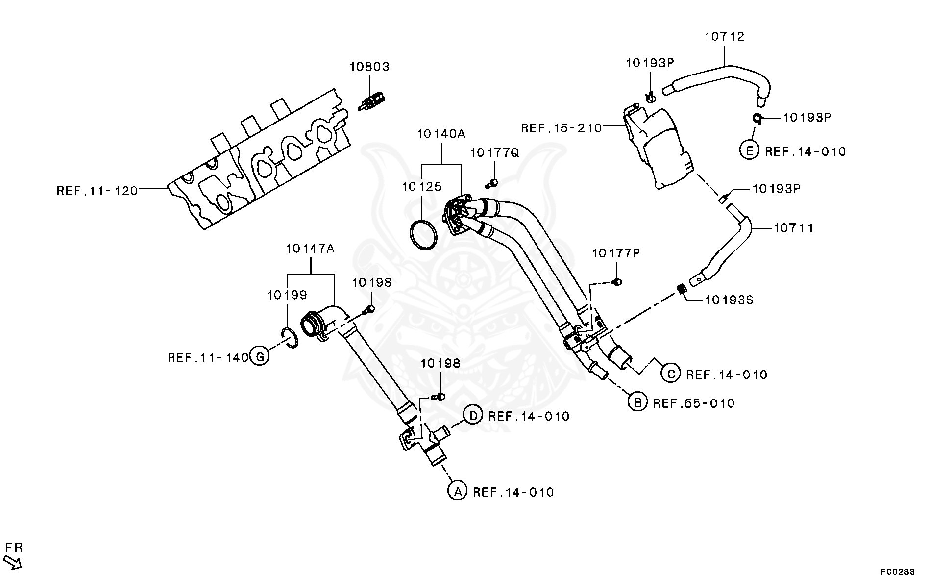 1308A012 - Mitsubishi - Sensor Unit, Water Temperature - Nengun Performance