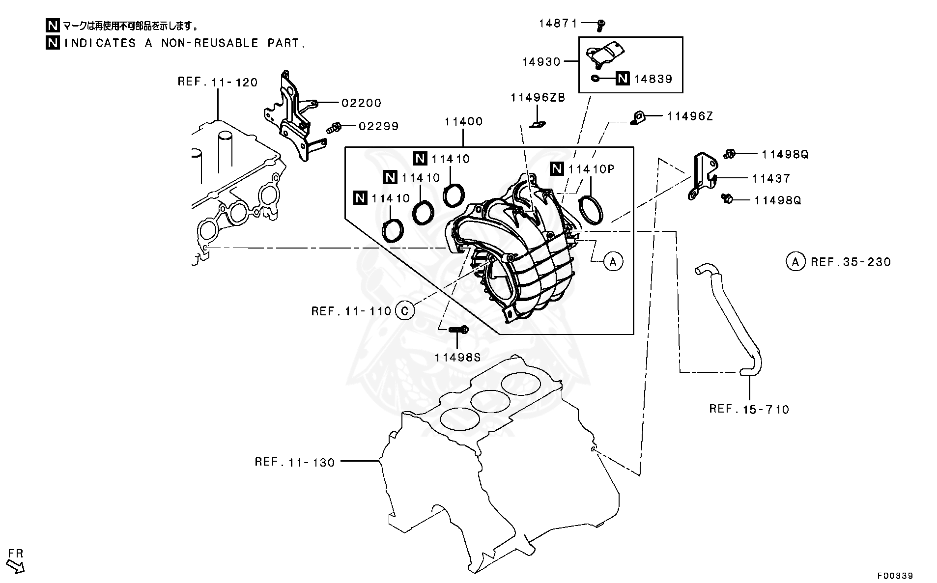 MF911336 - Mitsubishi - Bolt, T / C - Nengun Performance