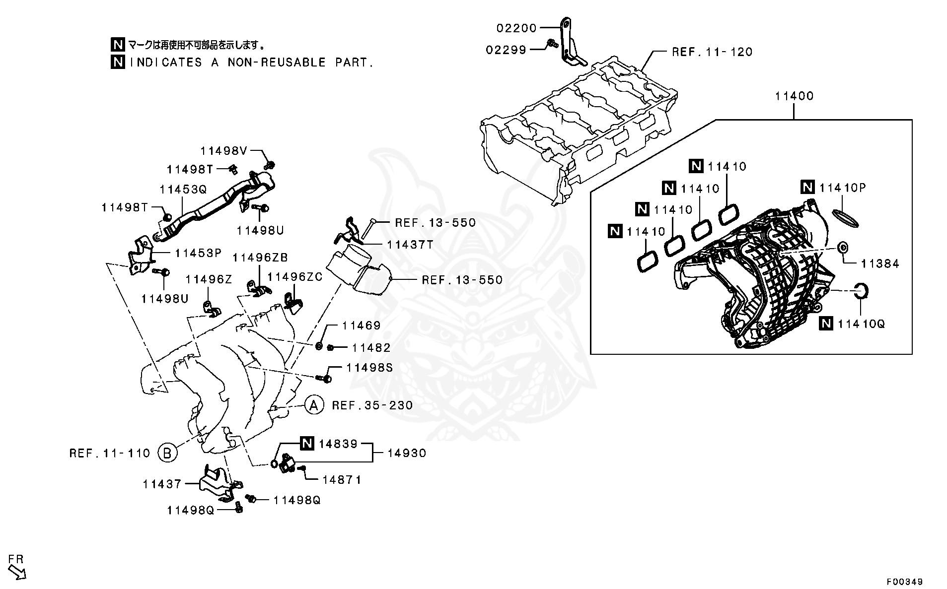MF140224 - Mitsubishi - Bolt, Eng Hanger - Nengun Performance
