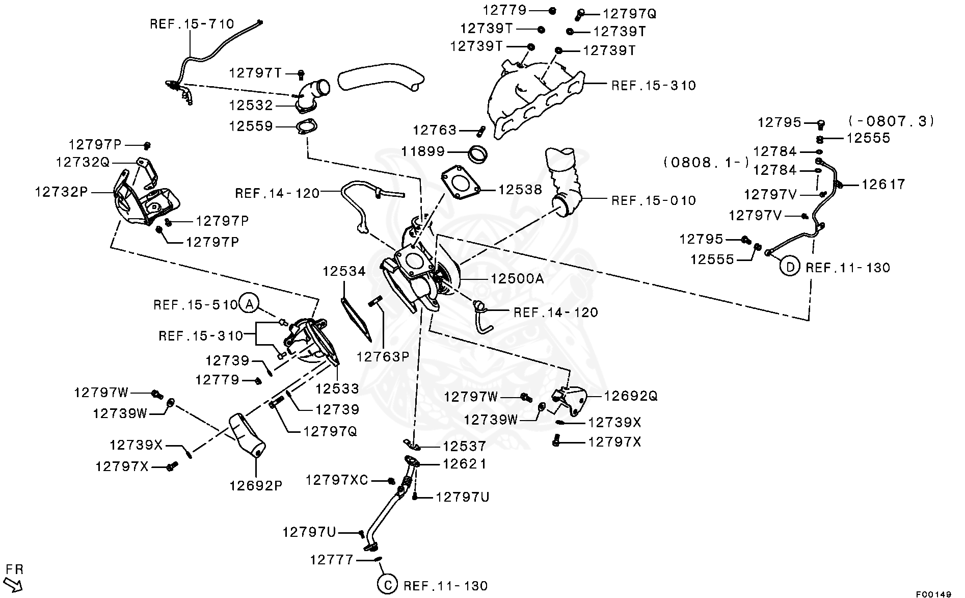 MF911142 - Mitsubishi - Bolt, T / C - Nengun Performance
