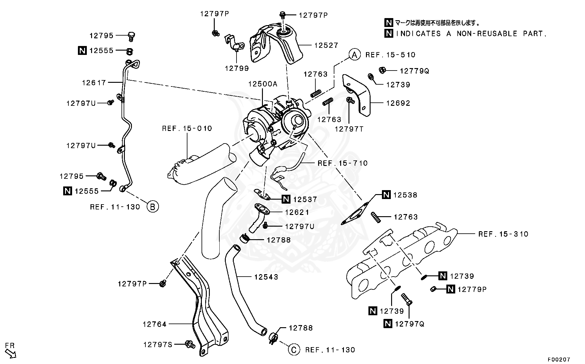 MF911142 - Mitsubishi - Bolt, T / C - Nengun Performance