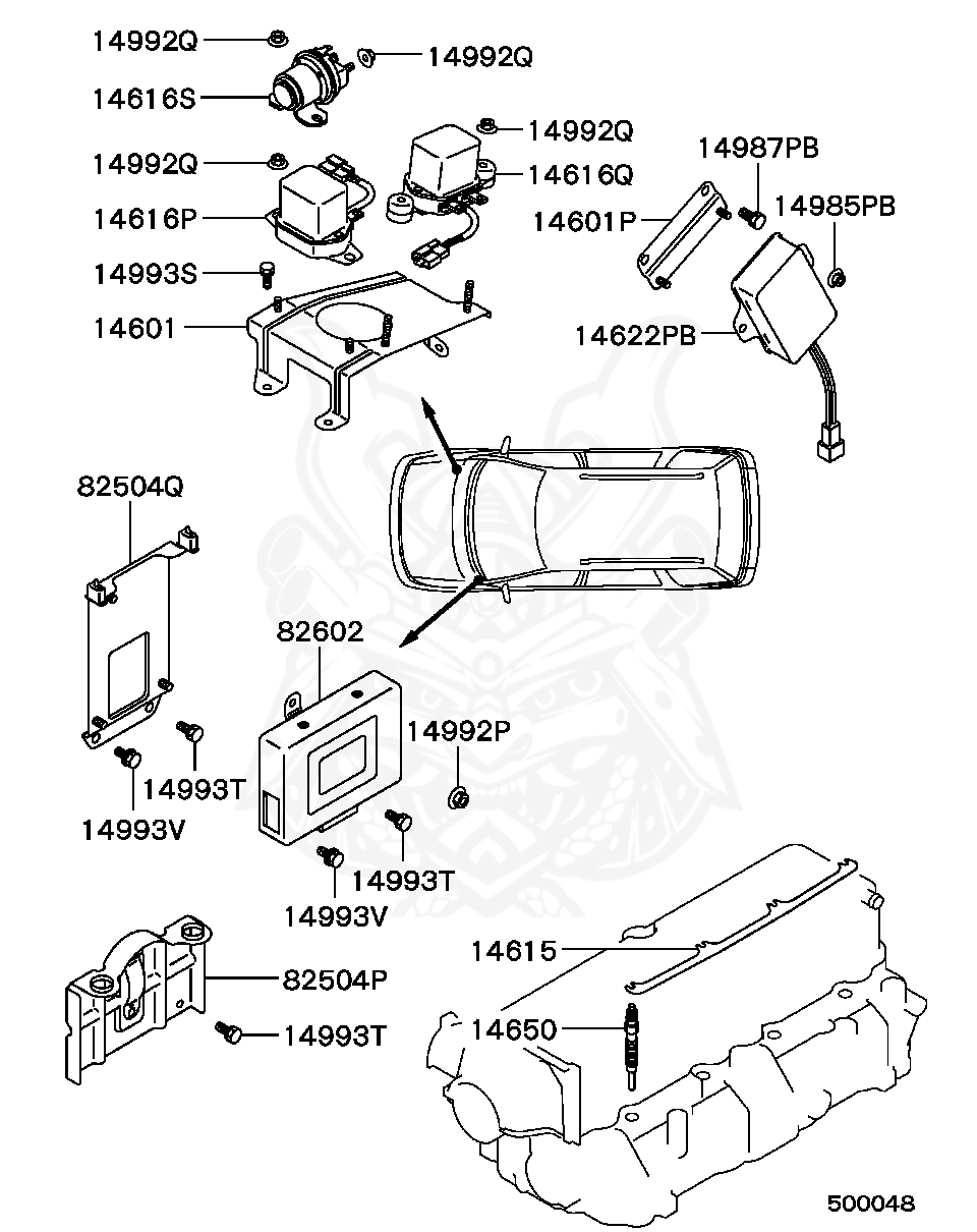 MS440522 - Mitsubishi - Nut, Fr Bumper - Nengun Performance
