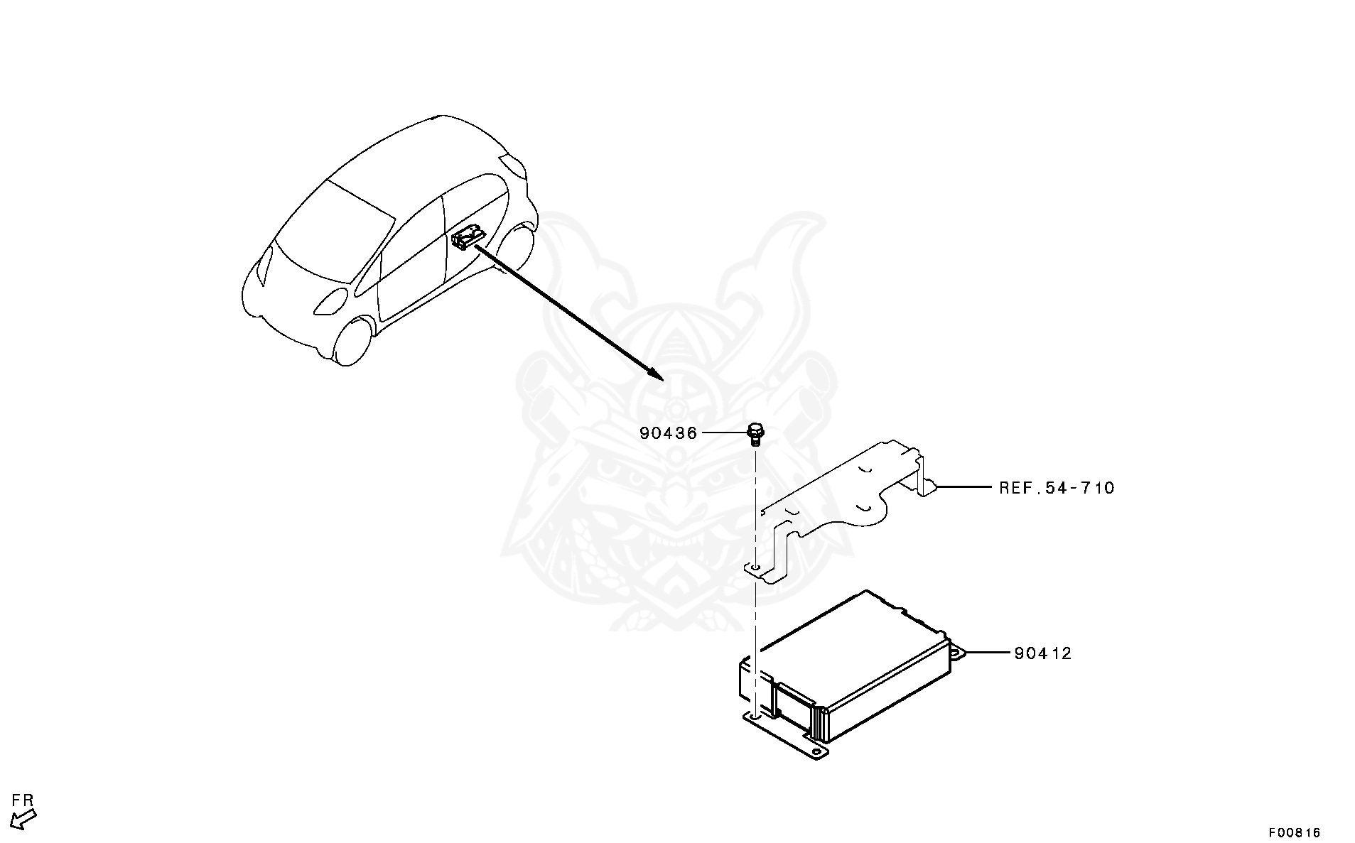 MF911142 - Mitsubishi - Bolt, T / C - Nengun Performance