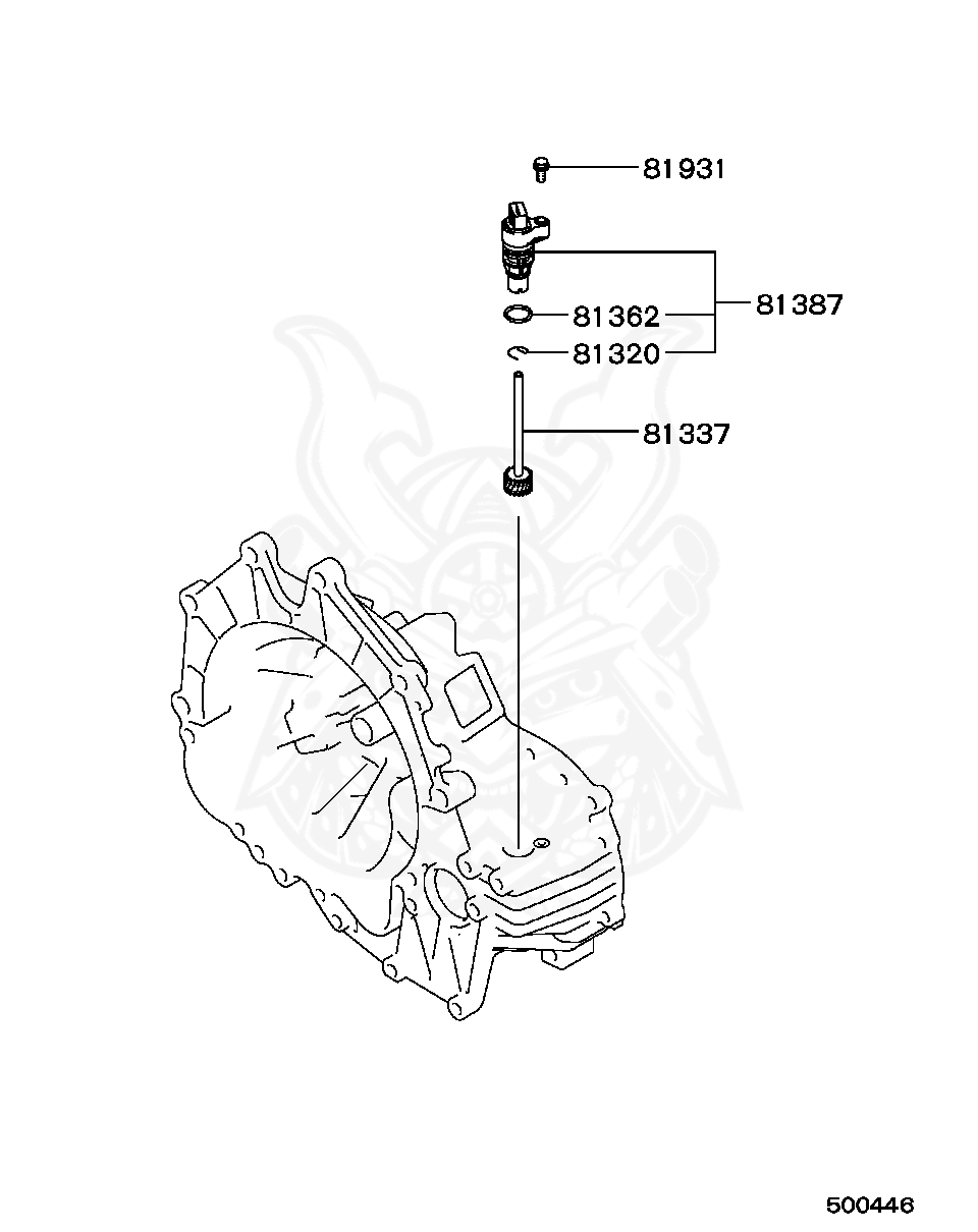 MF140004 - Mitsubishi - Bolt, Eng Control Unit - Nengun Performance
