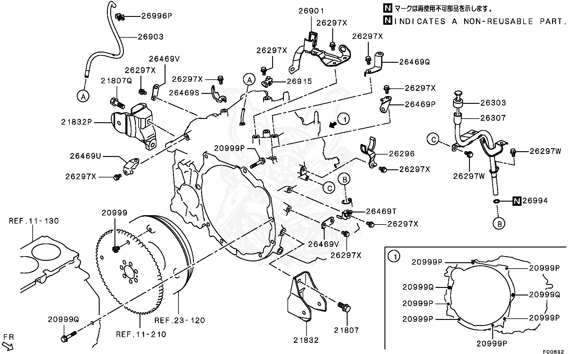 MF911142 - Mitsubishi - Bolt, T / C - Nengun Performance