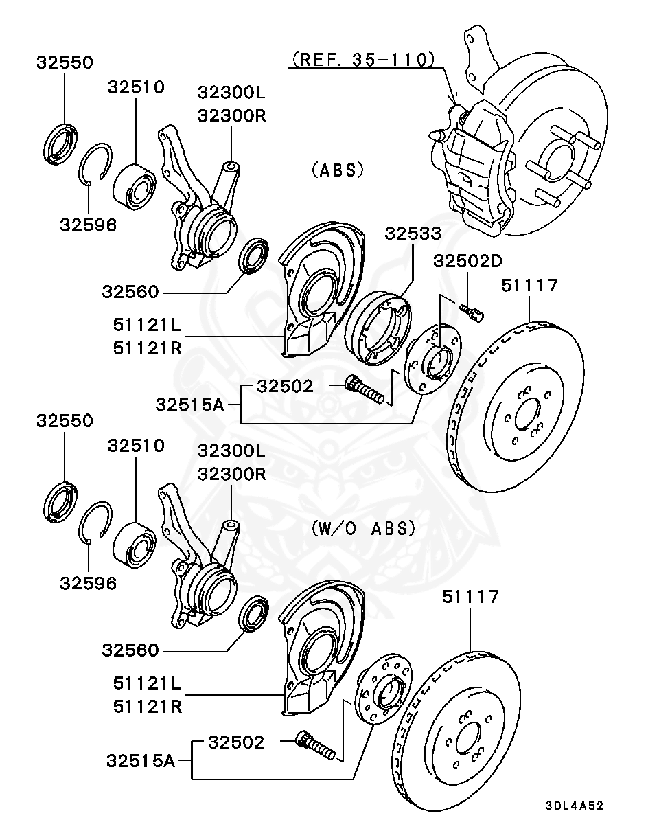 MB911495 - Mitsubishi - Bolt, Fr Wheel Hub - Nengun Performance