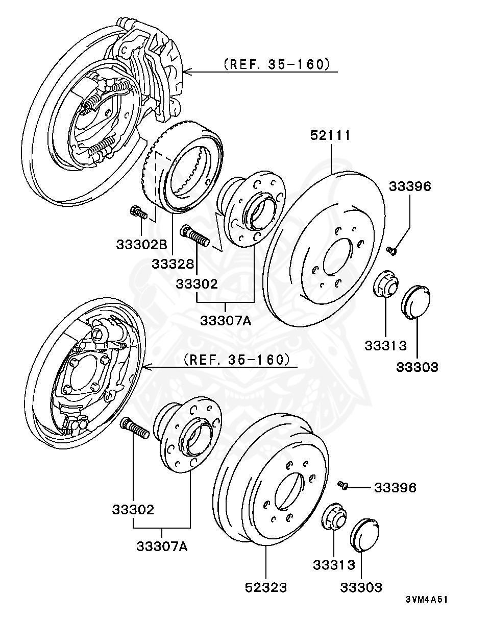 MB911495 - Mitsubishi - Bolt, Fr Wheel Hub - Nengun Performance