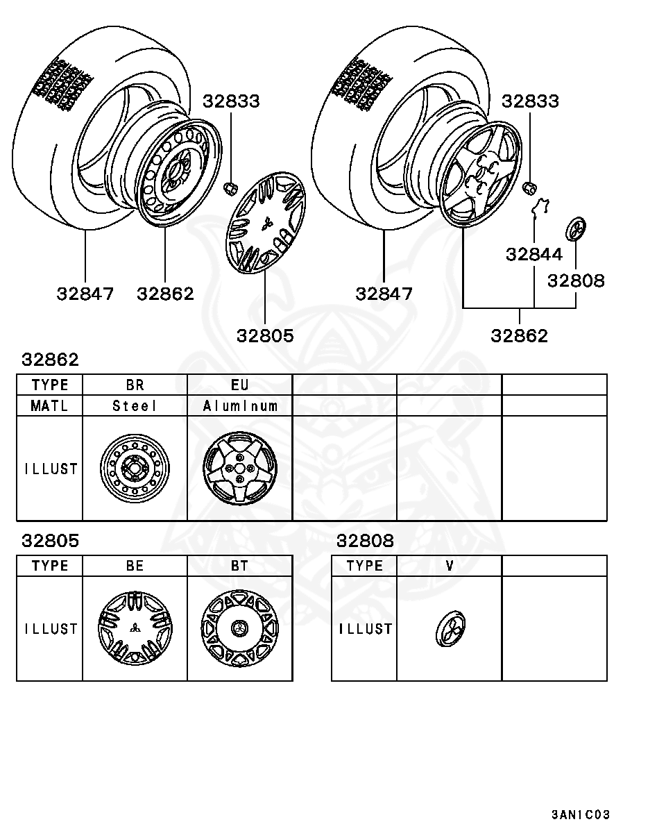 MB579290 - Mitsubishi - Nut, Wheel - Nengun Performance