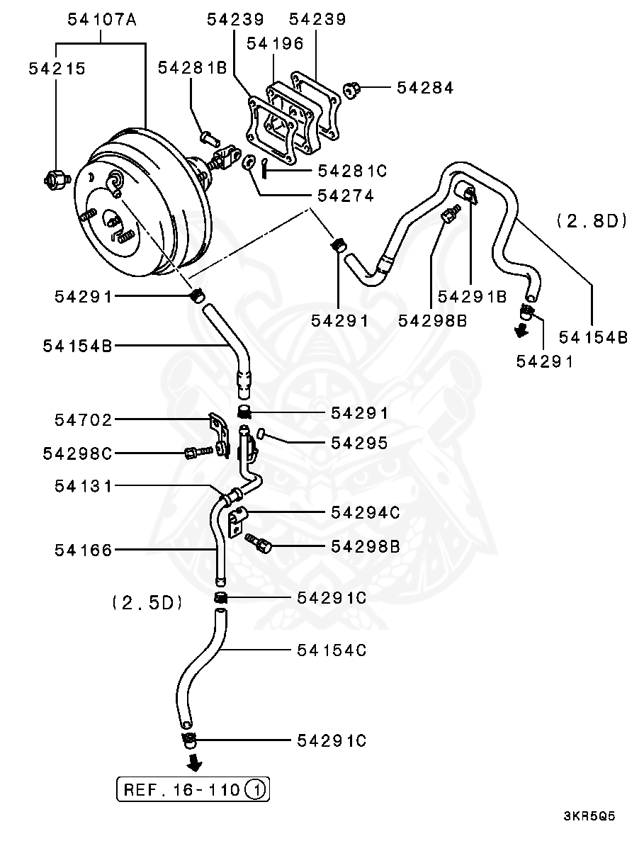 MB238089 - Mitsubishi - Seal, Brake Booster Body - Nengun Performance
