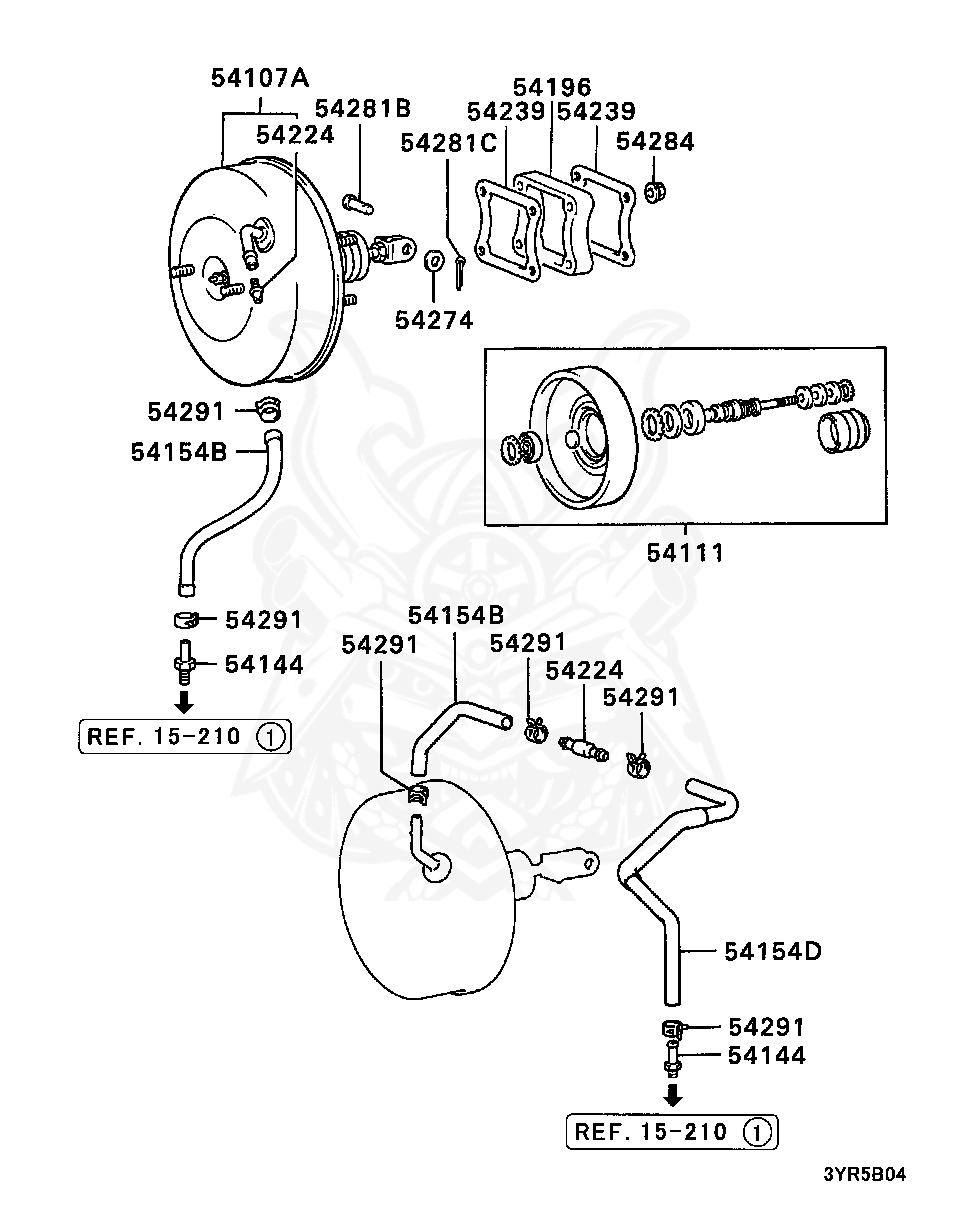 MB238089 - Mitsubishi - Seal, Brake Booster Body - Nengun Performance