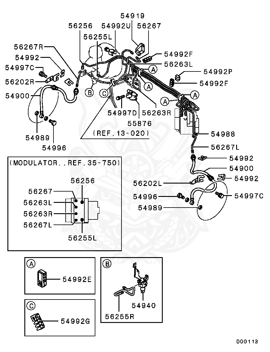 MA111832 - Mitsubishi - Gasket, Brake Fluid Line - Nengun Performance