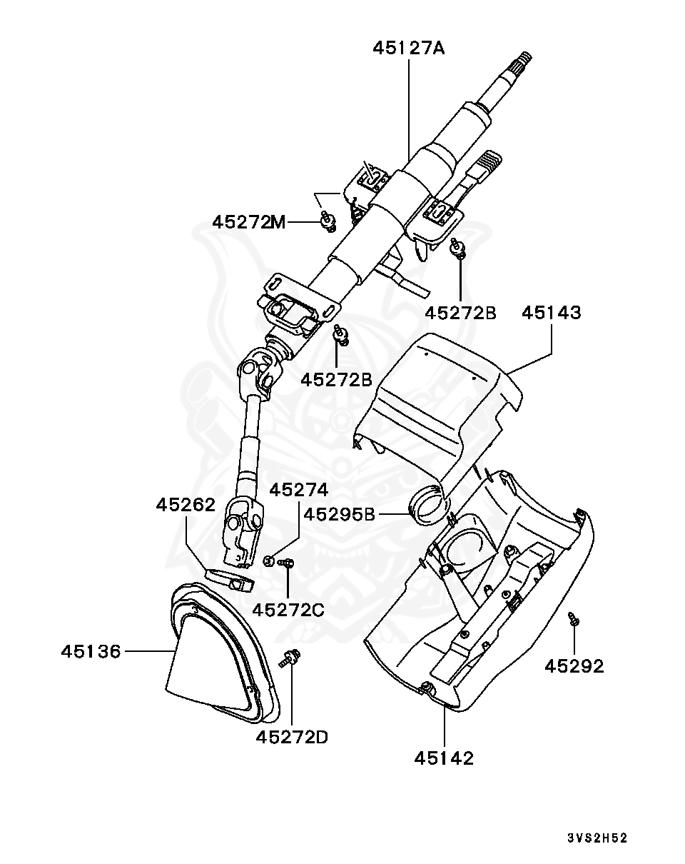 MB532373 - Mitsubishi - Bolt, Steering Column - Nengun Performance