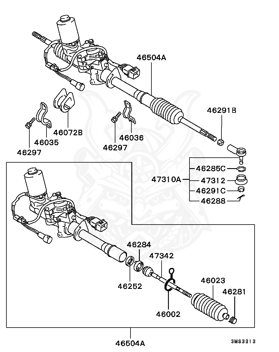 MF430007 - Mitsubishi - Nut, Rr Susp Spring - Nengun Performance