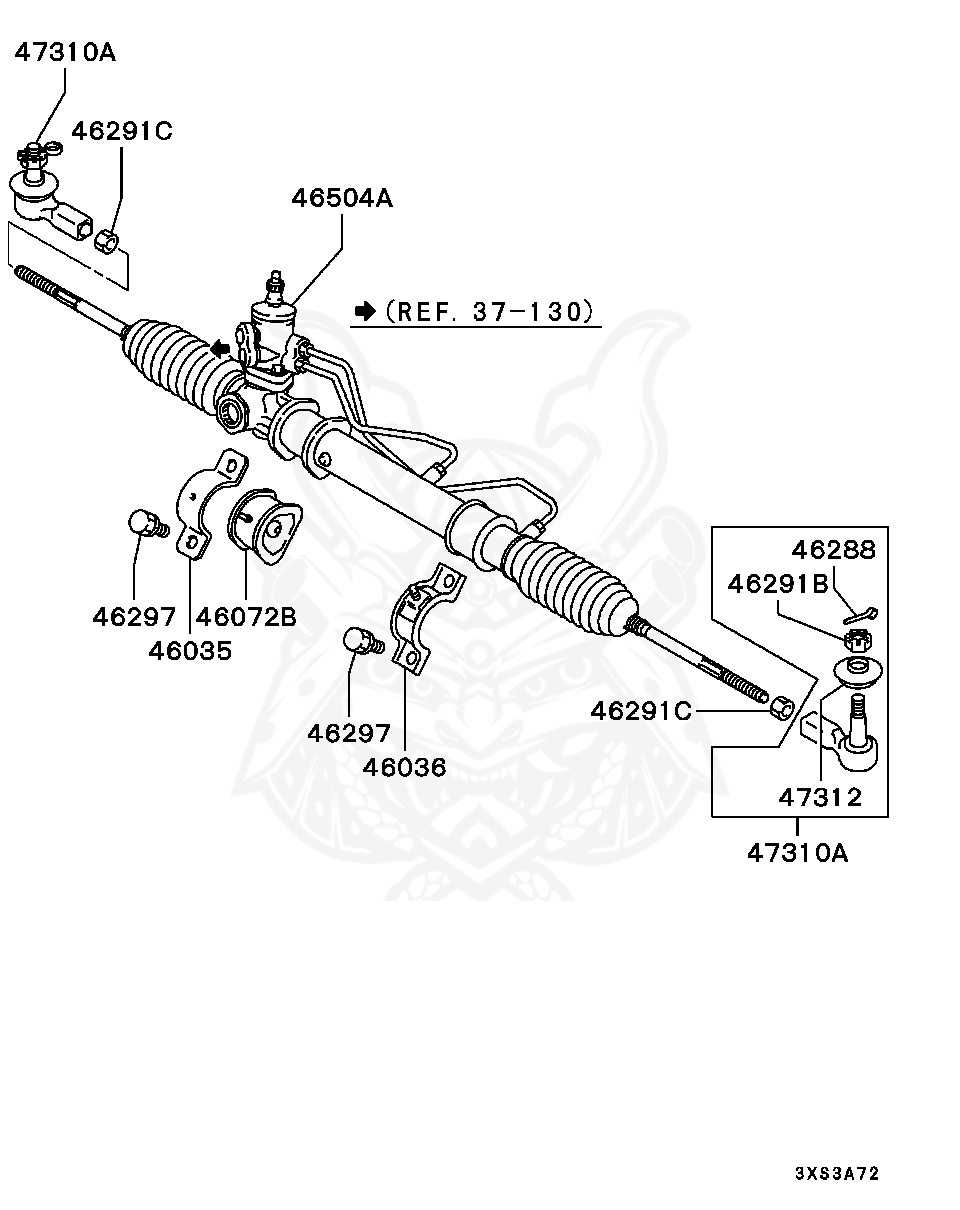MF430007 - Mitsubishi - Nut, Rr Susp Spring - Nengun Performance