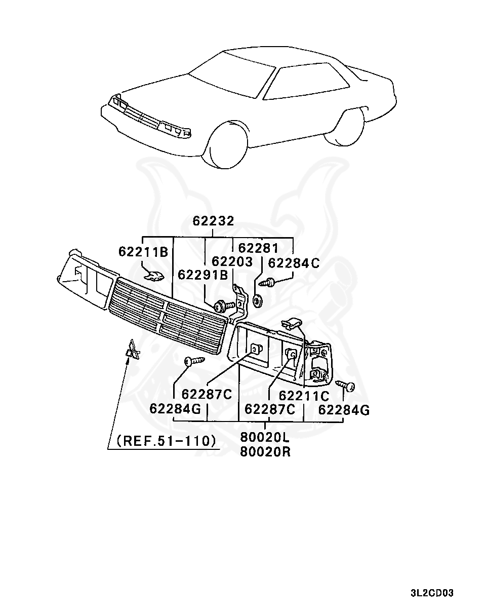 MS480002 - Mitsubishi - Grommet, Chassis Electricals - Nengun Performance
