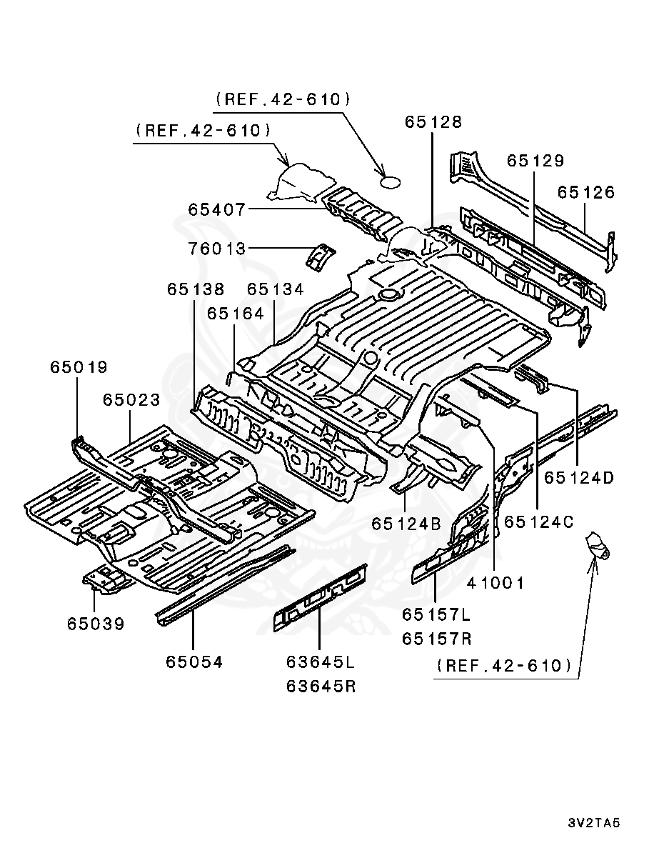 MB835823 - Mitsubishi - Floor, Fr - Nengun Performance