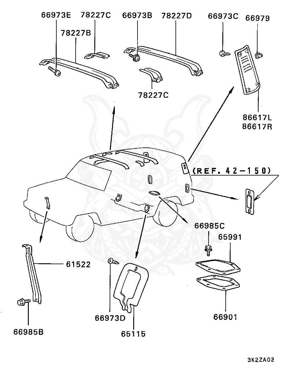 MS480002 - Mitsubishi - Grommet, Chassis Electricals - Nengun Performance
