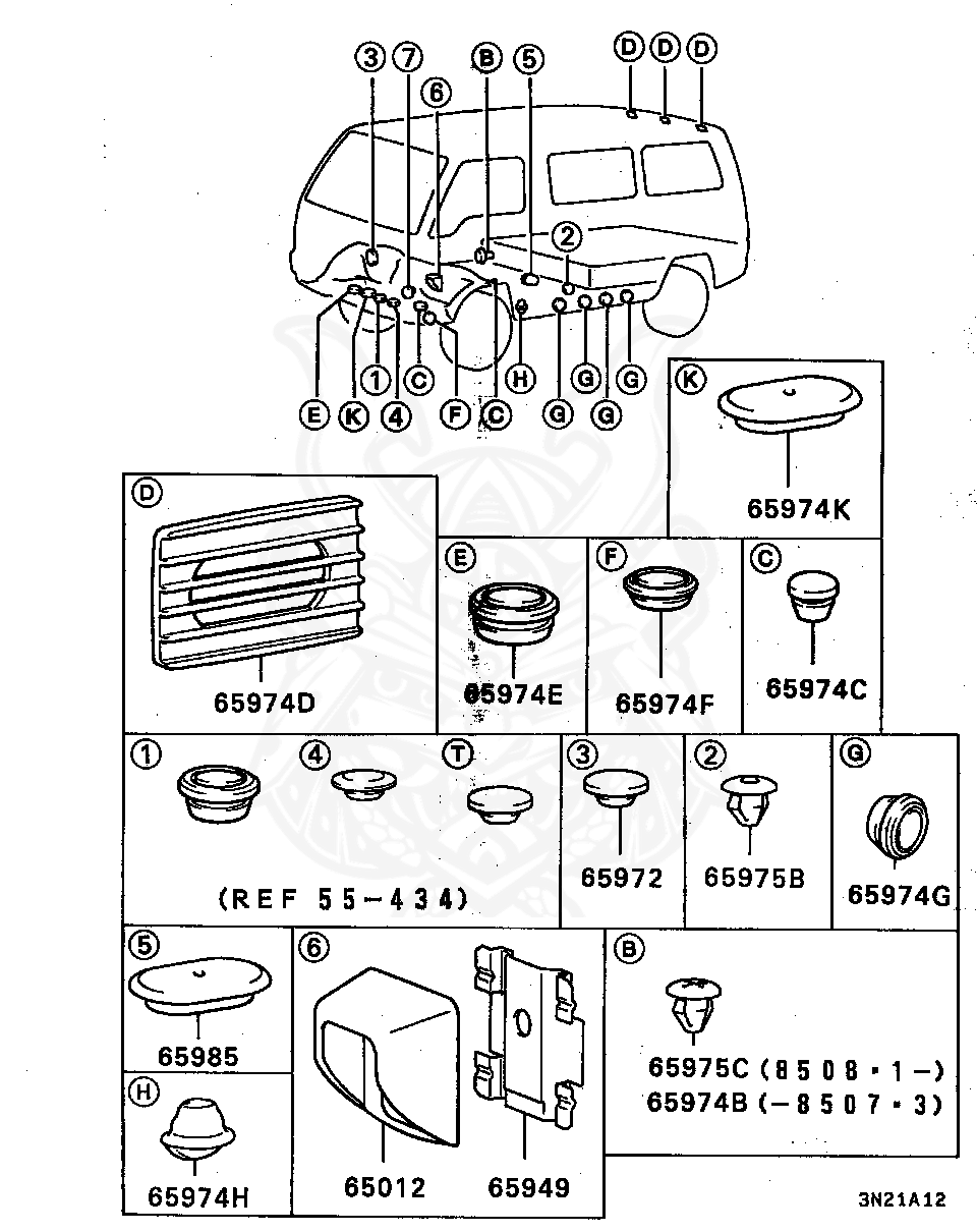 MU670024 - Mitsubishi - Plug, Body - Nengun Performance