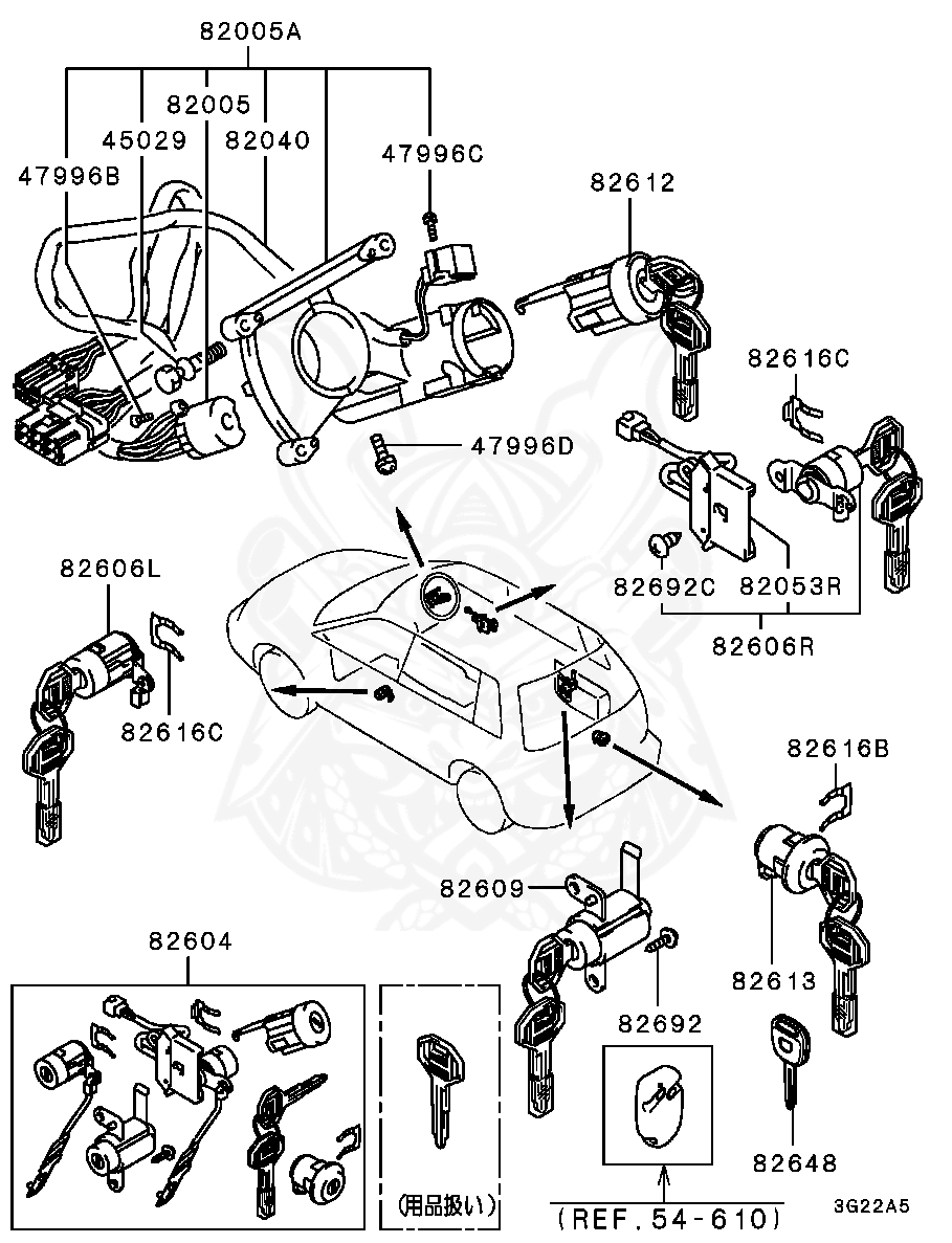 MS450156 - Mitsubishi - Screw, Fr Bumper - Nengun Performance