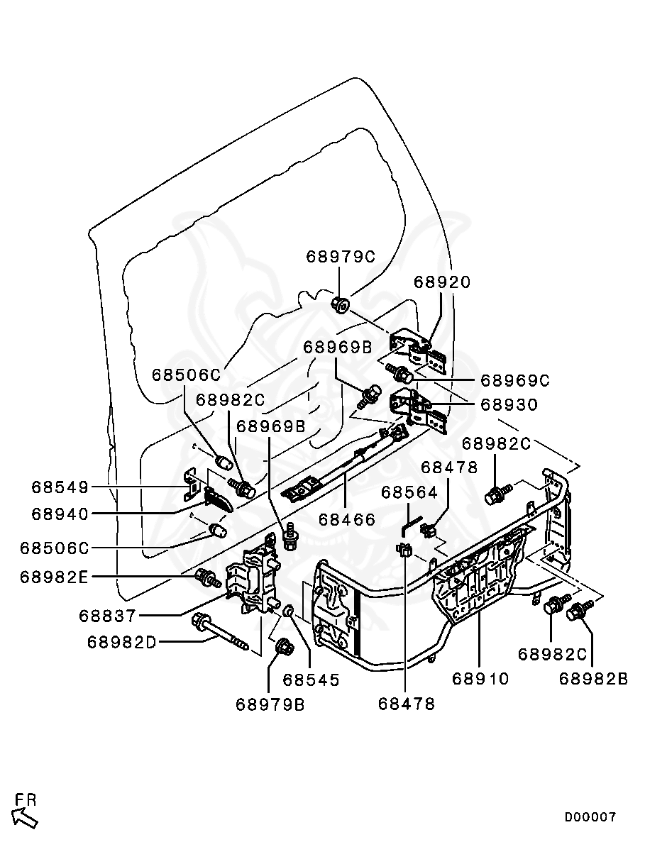 MF911145 - Mitsubishi - Bolt, Chassis Wiring - Nengun Performance