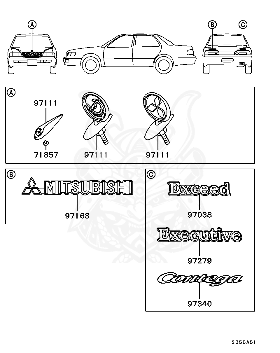 MS450156 - Mitsubishi - Screw, Fr Bumper - Nengun Performance