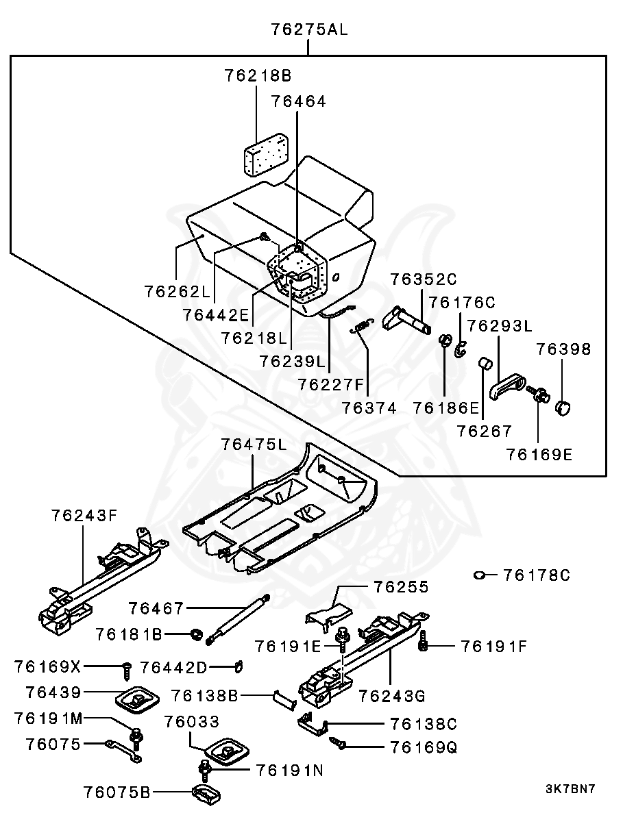 MS240296 - Mitsubishi - Bolt, Fuel Tank - Nengun Performance