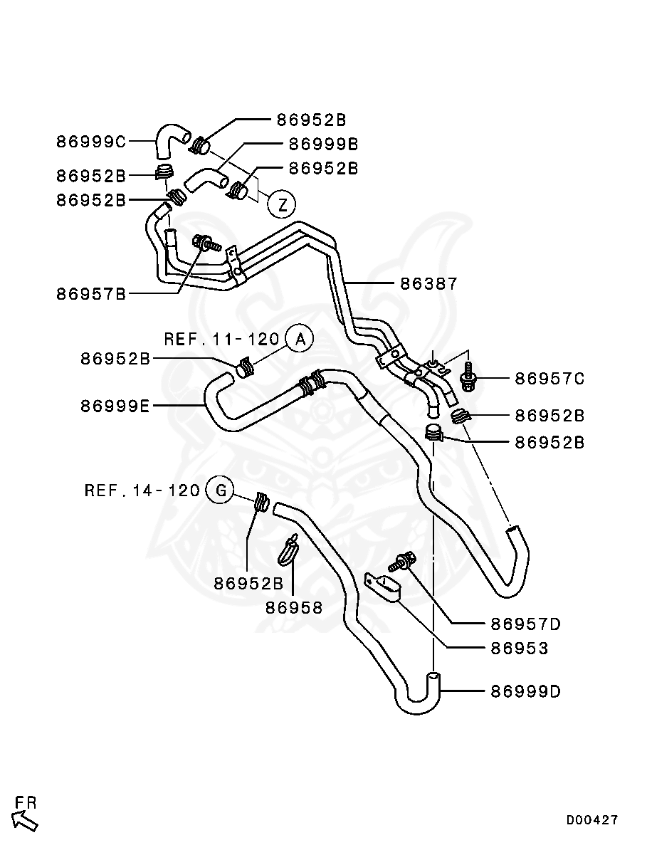 MF244824 - Mitsubishi - Bolt, Abs Equip - Nengun Performance
