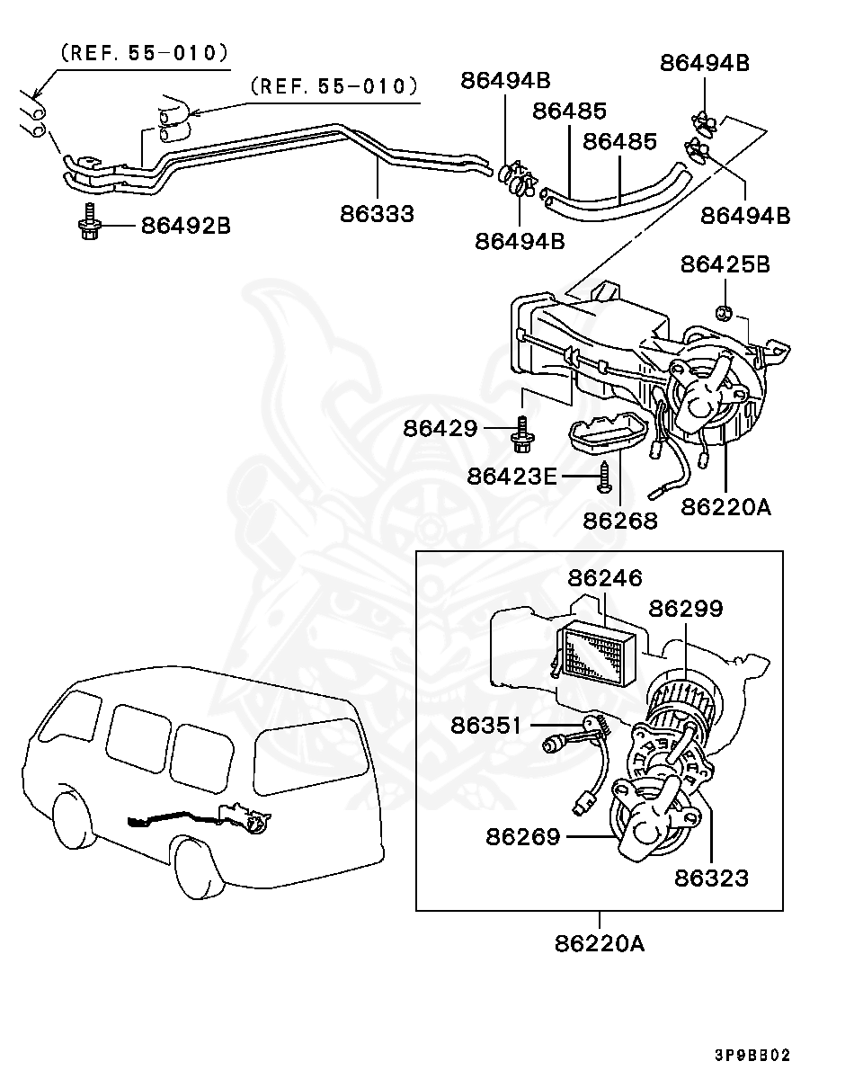 MB409438 - Mitsubishi - Screw, Meter Bezel - Nengun Performance