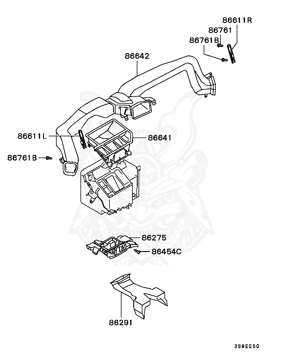 MB409438 - Mitsubishi - Screw, Meter Bezel - Nengun Performance