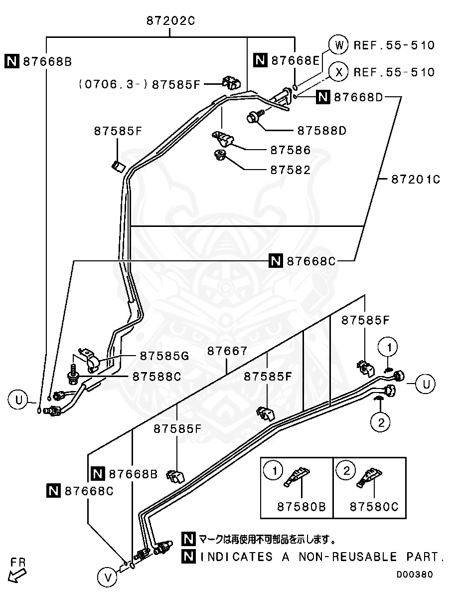 MF911142 - Mitsubishi - Bolt, T / C - Nengun Performance