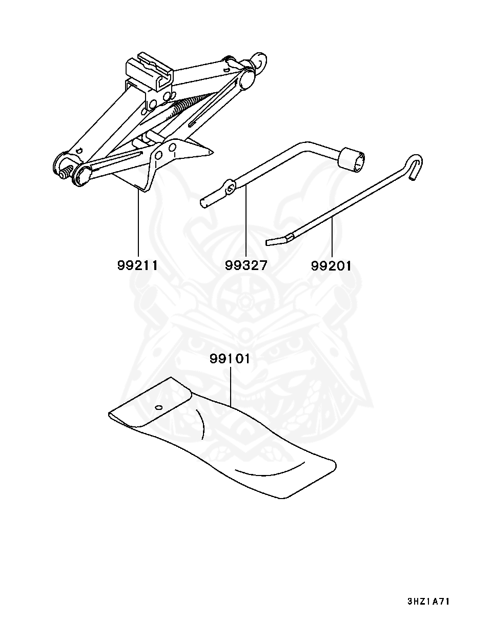 MB621148 - Mitsubishi - Wrench, Wheel Nut Socket - Nengun Performance