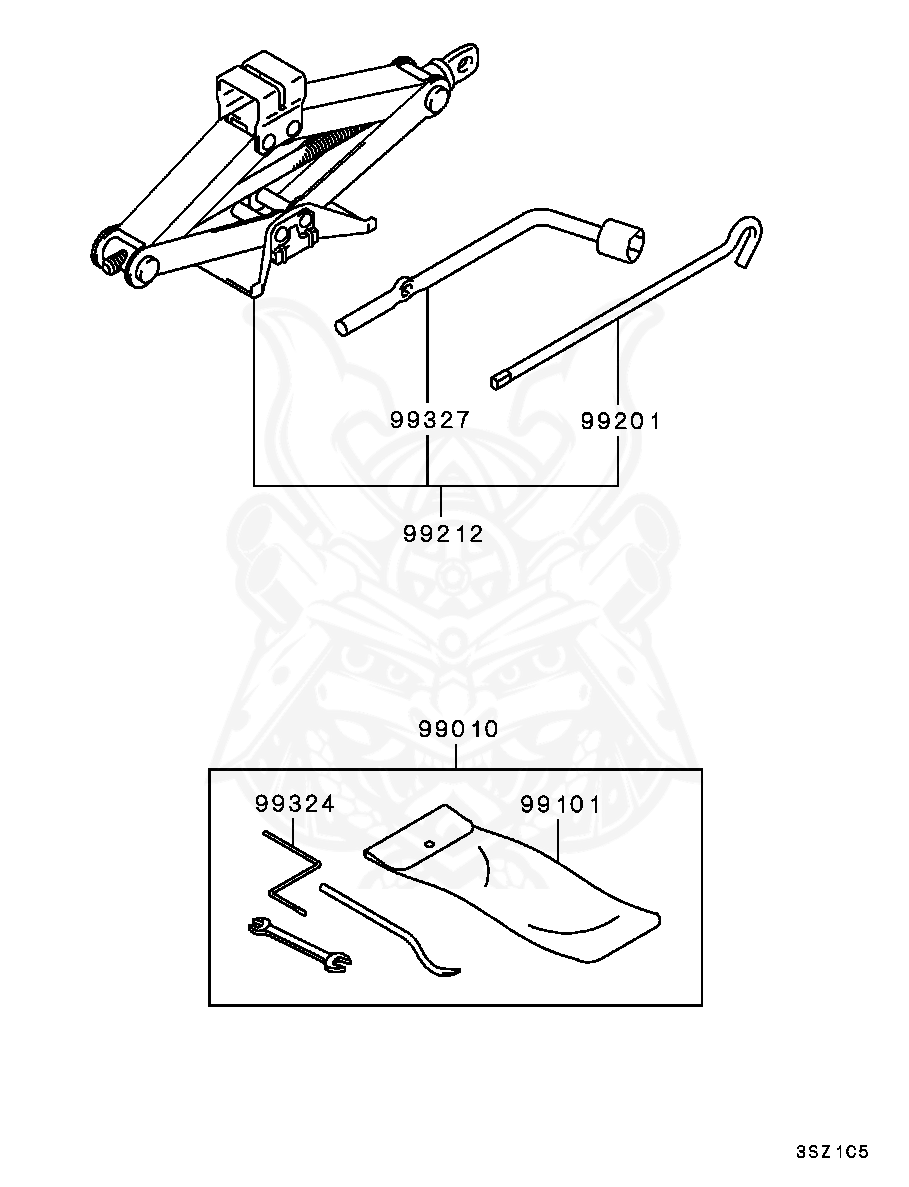 MB621147 - Mitsubishi - Wrench, Wheel Nut Socket - Nengun Performance