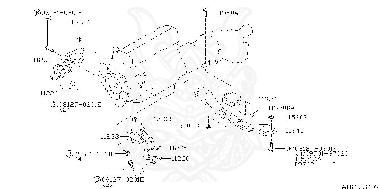 01225-00082 - Nissan - Nut - Nengun Performance