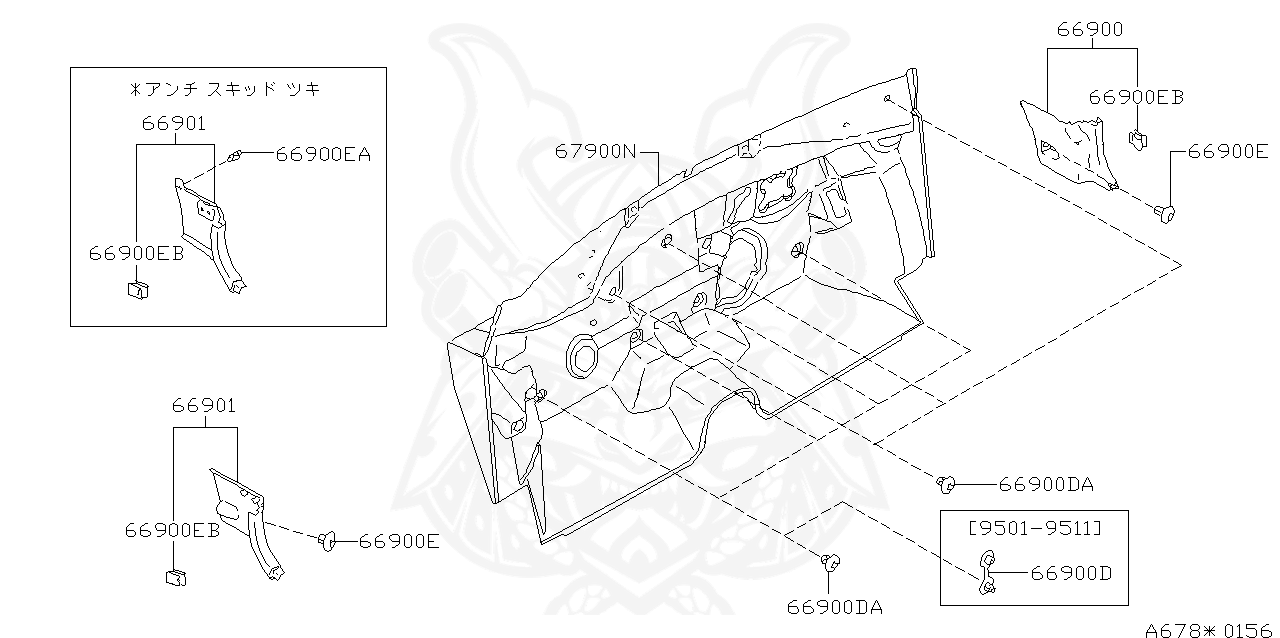 63854-01A00 - Nissan - Clip - Nengun Performance