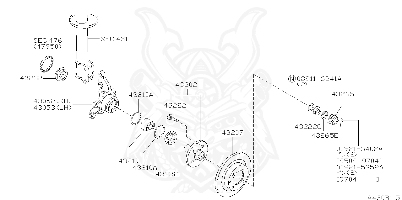 40210-30R01 - Nissan - Bearing Assembly, Front Wheel - Nengun Performance