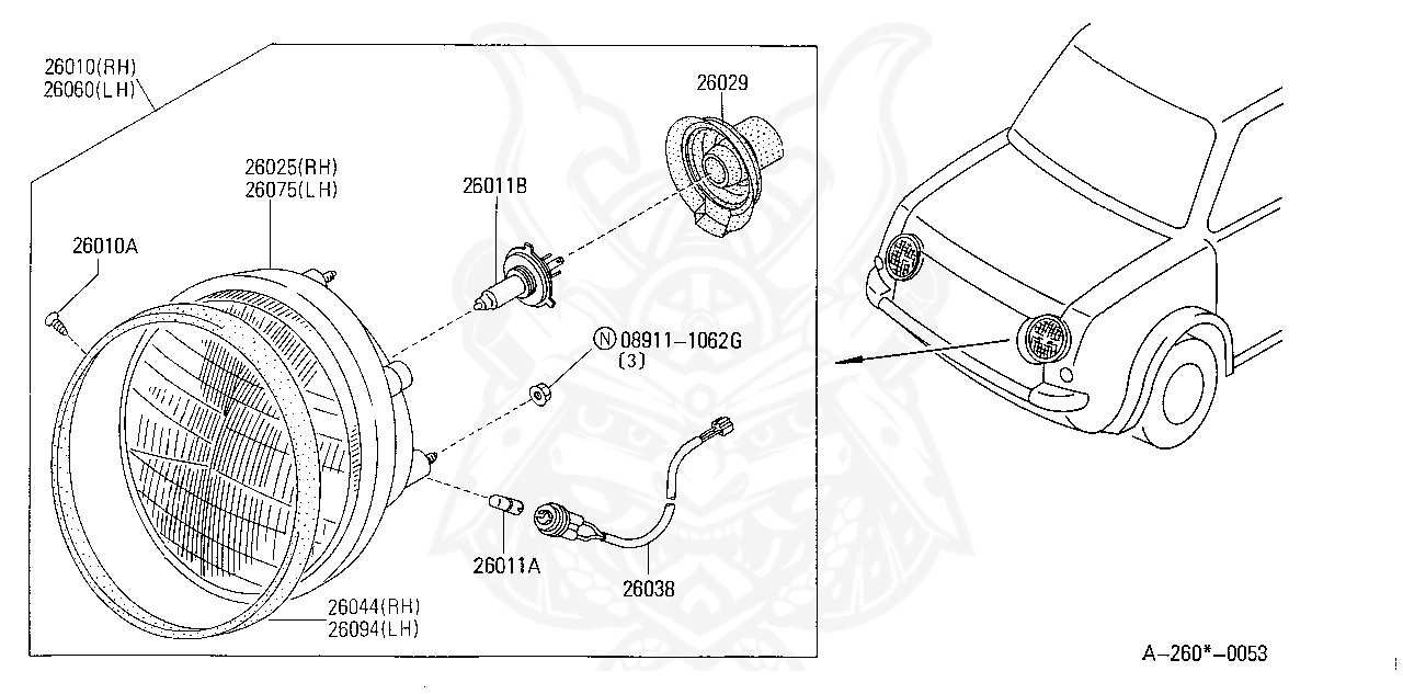 AY080-10003 - Nissan - Bulb - Nengun Performance