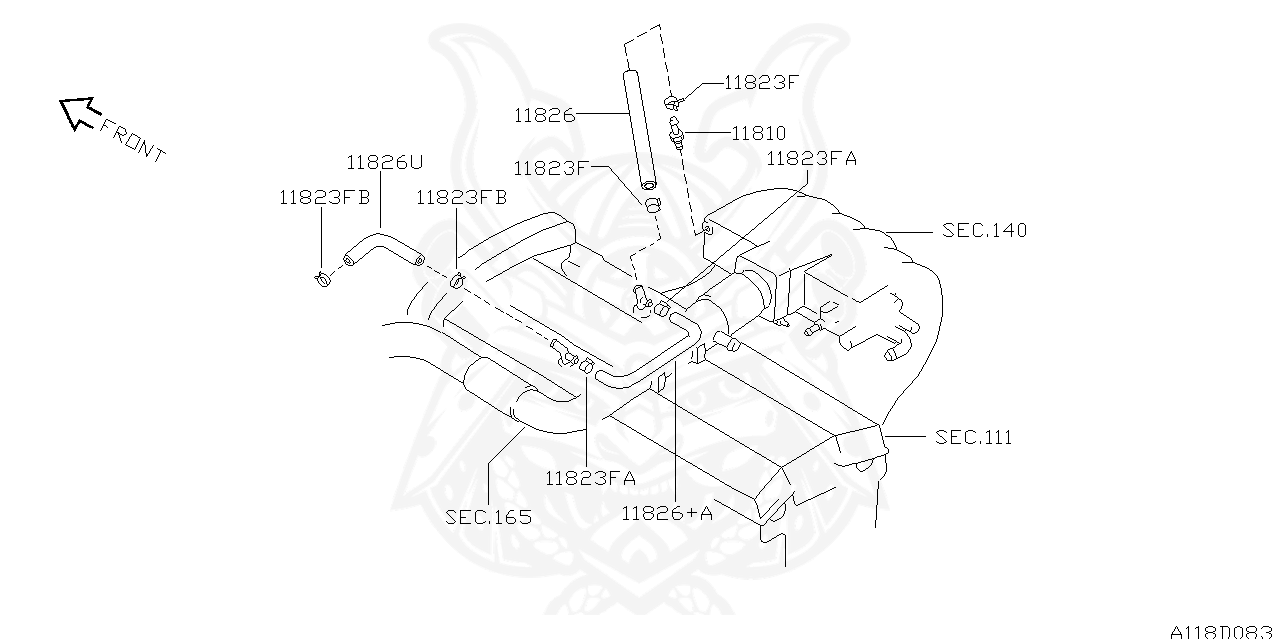 11810-45V00 - Nissan - Positive Crankcase Ventilation Valve - Nengun ...