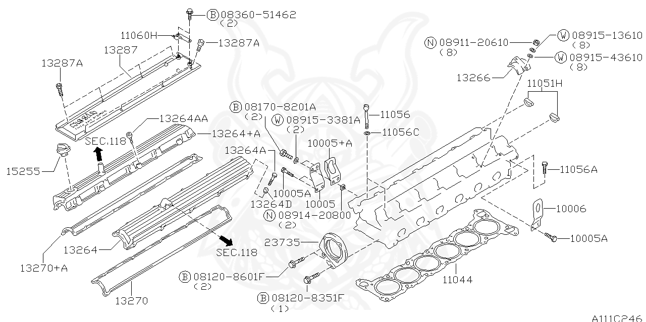 13268-58S01 - Nissan - Washer - Nengun Performance