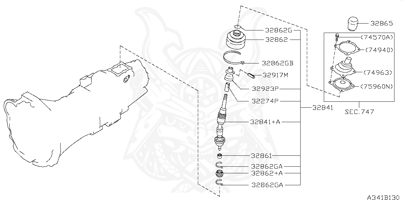 32861-H7301 - Nissan - Bush, Control Lever - Nengun Performance